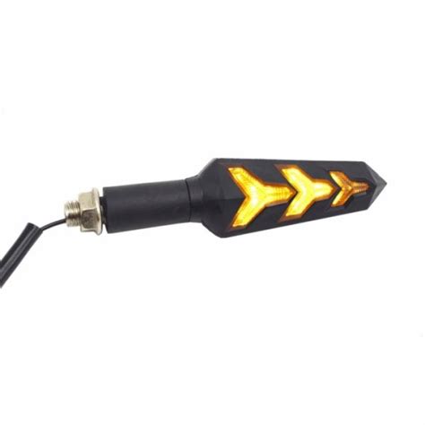 LED Motorrad Blinker Flash Leuchten V Bernstein