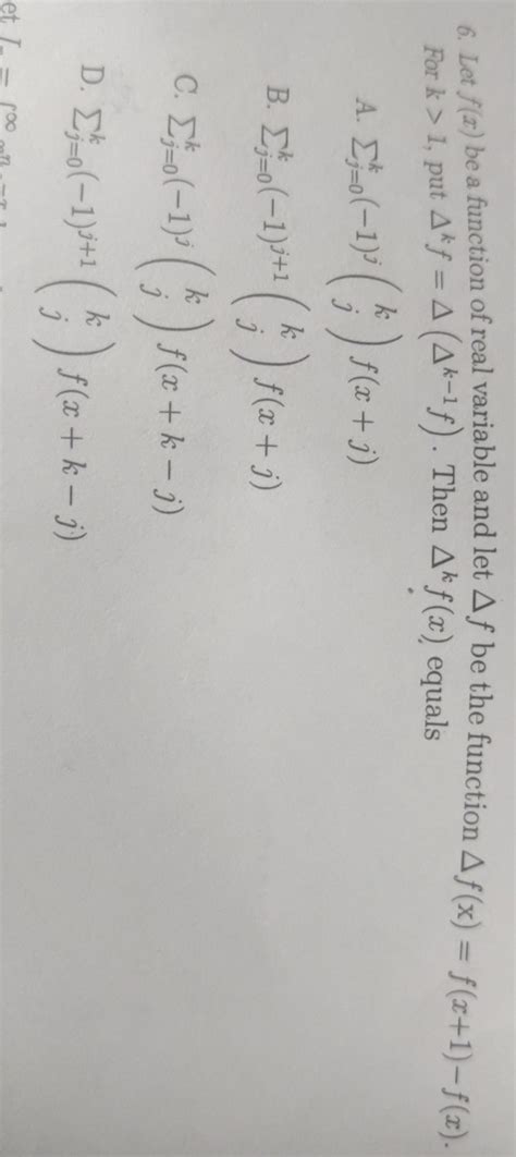 solved let f x ﻿be a function of real variable and let Δf