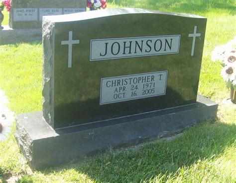 Christopher Truman Johnson 1971 2005 Find A Grave Memorial