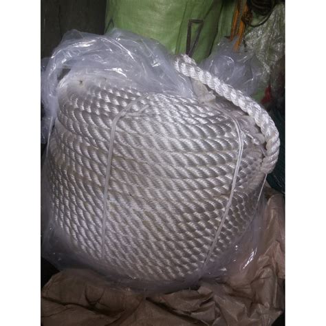 Jual Tali Tambang Tampar Nilon Putih Mili Tampar Nylon Inchi Shopee Indonesia