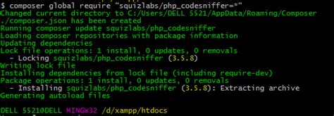 Composer Magento2 Installation Failed To Set Php Codesniffer