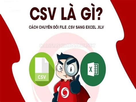 Chuyển file CSV sang Excel đơn giản nhất hệ mặt trời