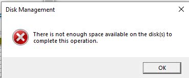 SOLVED Unallocated Space Won T Be Used Tom S Hardware Forum