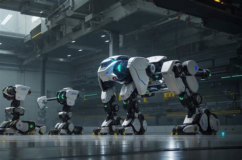 Premium Ai Image Cutting Edge Ai Robotics Testing Facility