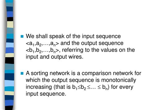 Ppt Sorting Networks Powerpoint Presentation Free Download Id4246597