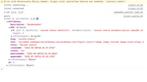 Different Response On Strapi Retrieving Single Vs Collecton Types In Sveltekit Stack Overflow