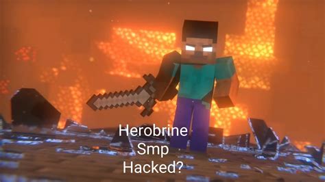 I Hacked Herobrine Smp Youtube