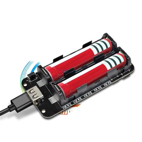 Double 18650 Lithium Battery Shield V8 5v3a 3v1a Power Bank Battery Charging Module Micro Usb