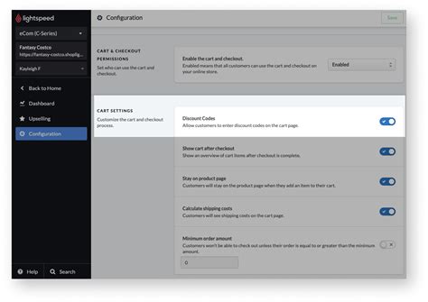 Creating Discount Codes Lightspeed Ecom C Series