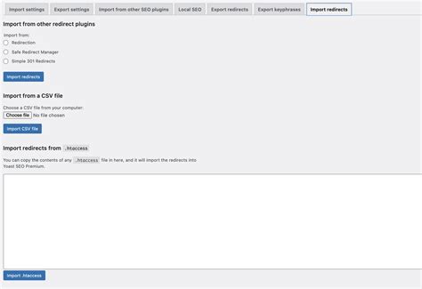 csv import export yoast seo features yoast