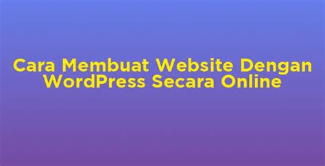 portal pendidikan indonesia gmc sch id — cara membuat website