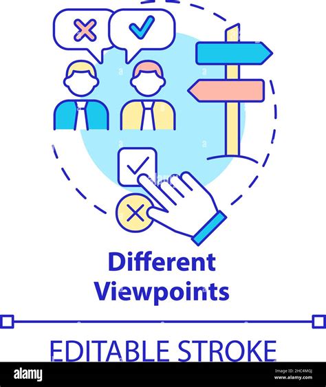 Different Viewpoints Stock Vector Images Alamy