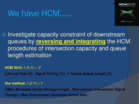 Ppt Downstream Queues On Upstream Capacity Expansion At Urban Signalized Intersections