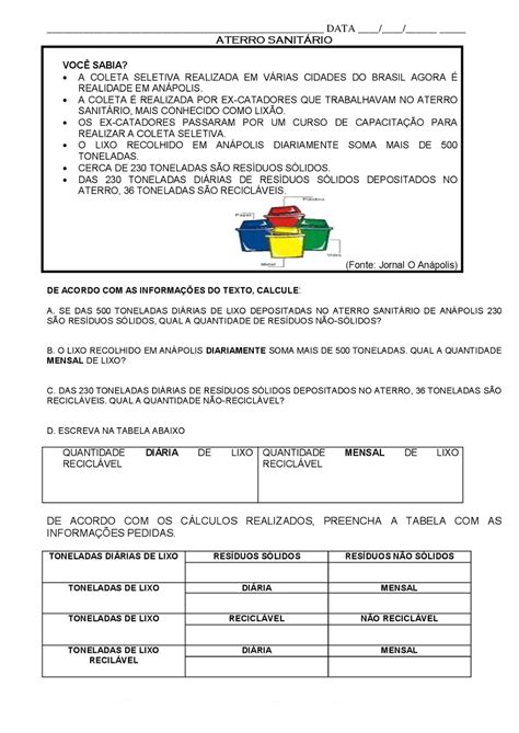 Atividades Sobre Tipologias Textuais Librain