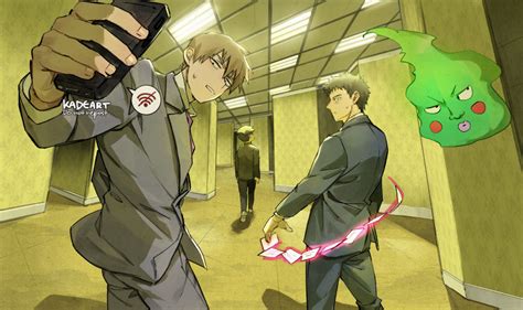Reigen Arataka Ekubo Kageyama Ritsu And Serizawa Katsuya Mob Psycho