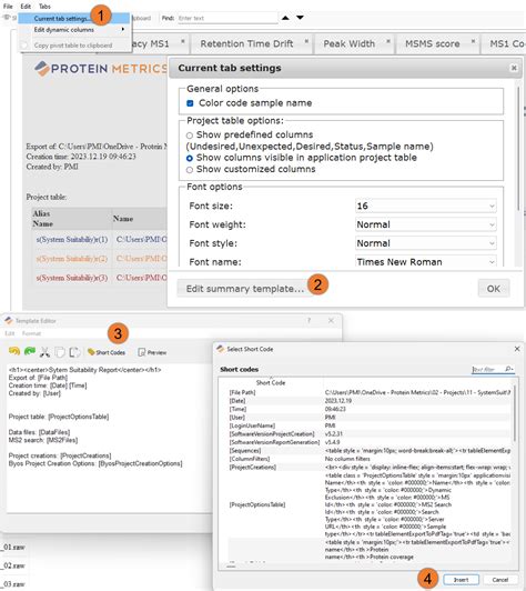 System Suitability Reports In Byos And Dashboards For Monitoring Instrument Performance In