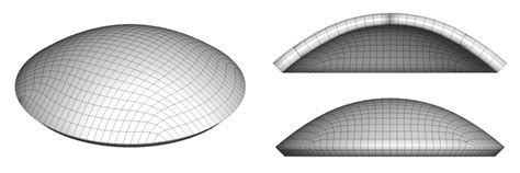 Solid Model Of A Human Cornea In The Physiological Configuration And