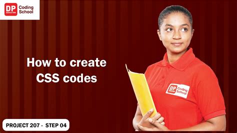 project 207 step 4 how to create css codes youtube