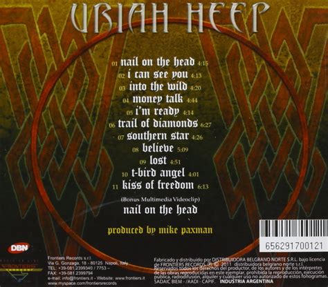 Classic Rock Covers Database Uriah Heep Into The Wild 2011