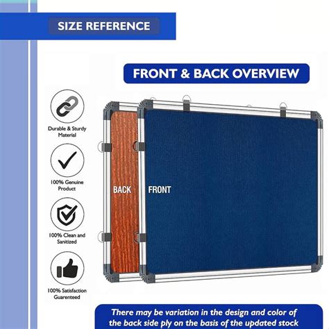 Viprax Notice Board 1 5x2 Ft Pin Up Display Board With 50 Pins For