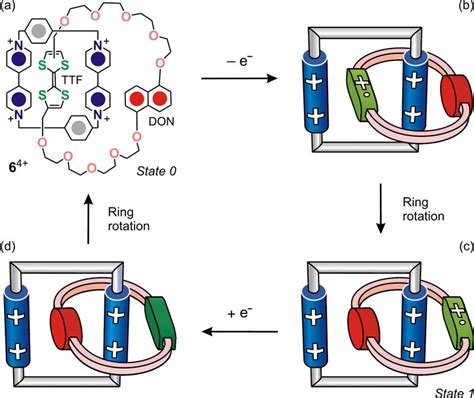 Redox Controlled Ring Rotation In Solution For Catenane 6 4 Which Download Scientific