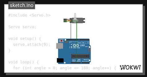 Servomotor Wokwi Esp32 Stm32 Arduino Simulator