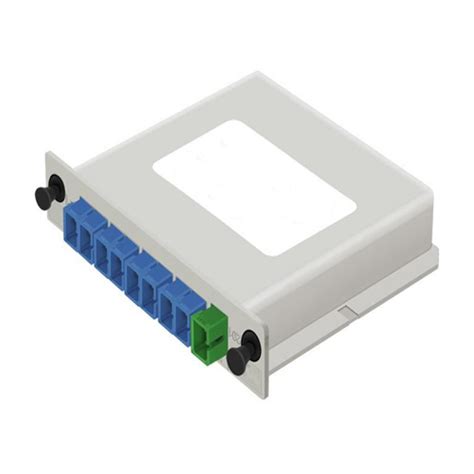 Fiber Optic Splitter 1x8 1 8 Cassette PLC Splitter SC APC Mini Plug In