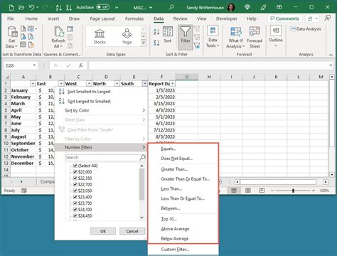 How To Use Filters In Microsoft Excel Make Tech Easier
