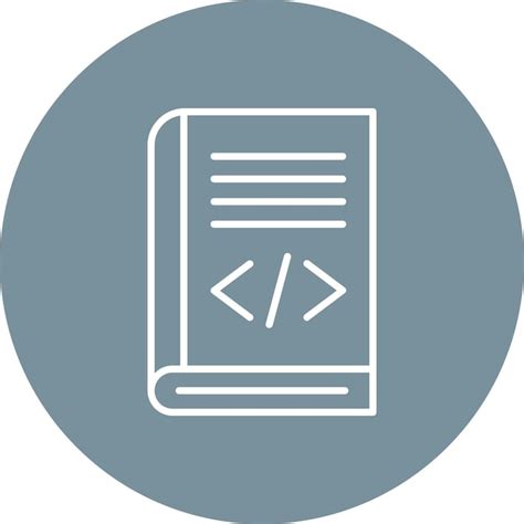 Premium Vector Coding Book Icon Vector Image Can Be Used For Education