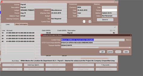 R12 How To Define The Web Adi Layout For Gl Journals Mexico Localization — Oracle Mosc
