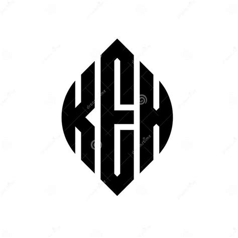 Diseño Del Logotipo De La Letra De Círculo Kex Con Forma De Círculo Y