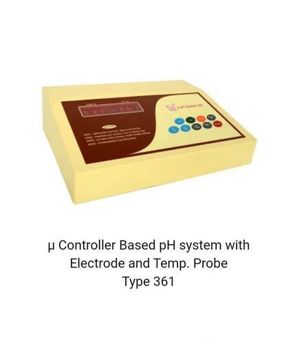 Systronics Microcontroller Based PH Meter System 361 1 25 At 23000