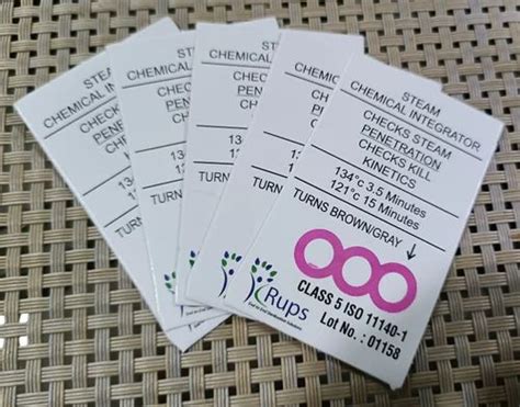 Autoclave Chemical Indicator Class 5 Size 25 X 15 Inch At ₹ 12