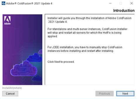 Coldfusion Update On J2ee Deployment Coldfusion