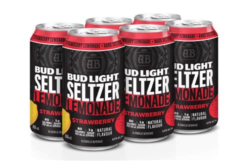 Bud Light Strawberry Lemonade Seltzer 6 Cans Urban Cellars Moose Jaw