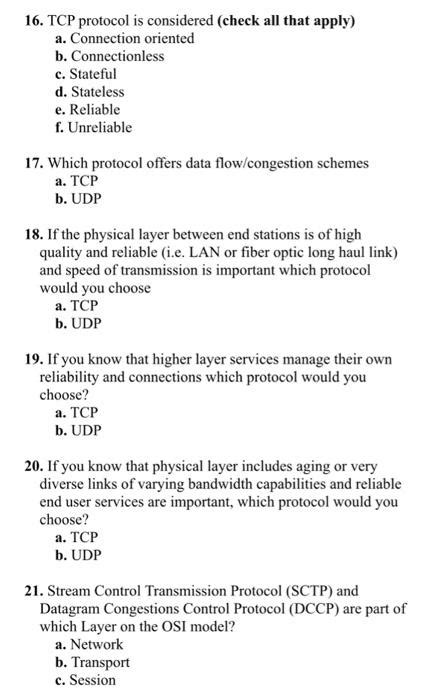 solved 1 ip addresses are do check all that apply a