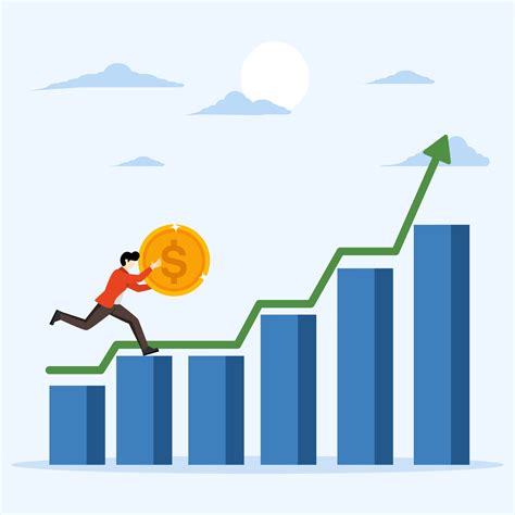 Investment Graph Wealth Management Or Asset Growth Concept Income Or