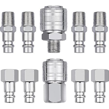 Lot de 10 raccords de compresseur d air BSP de 6 35 mm Raccord mâle
