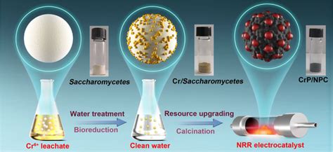 Schematic Illustration Of The Synthesis Process Of The Chromium