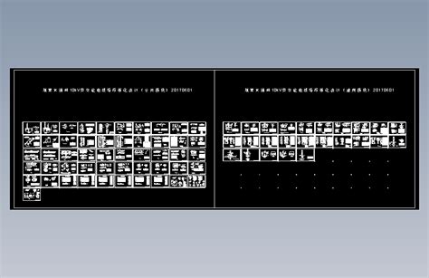 塔里木油田10kv架空配电线路标准化设计autocad 2018模型图纸下载 懒石网