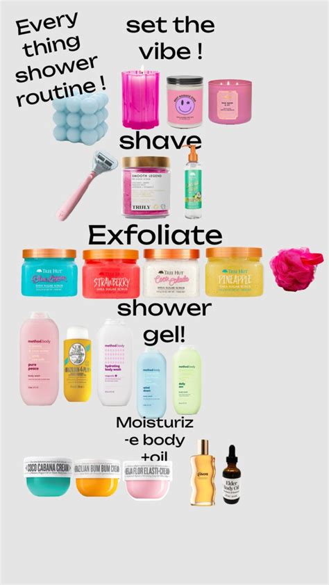 Everything Shower Routine Use This For The Day Before Schoolfyp