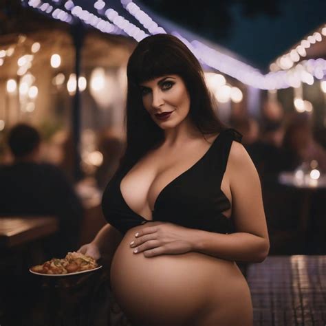 Hungry Elvira's Stuffed Belly by 07riddler13 on DeviantArt