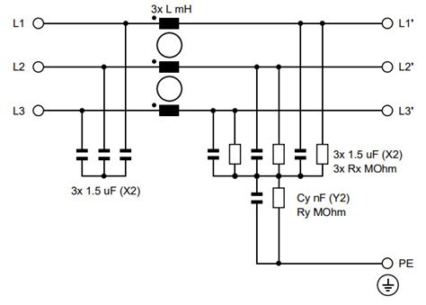 Three Phase Mains Filters For Robots Guidantech