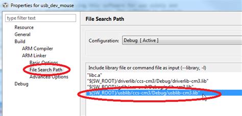 How To Map Xml Cproject Options To Property Window Code Composer Studio Forum Code