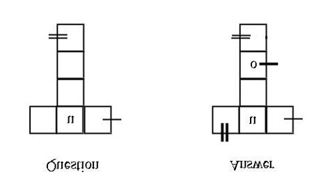 A Sample Item From The Cube Folding Test Download Scientific Diagram