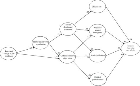 Analytic Path Model Displaying The Relationships Between A Perceived
