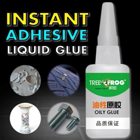 Instant Adhesive Liquid Glue Tree Frog Oily Glue Furniture Home Living Cleaning Homecare