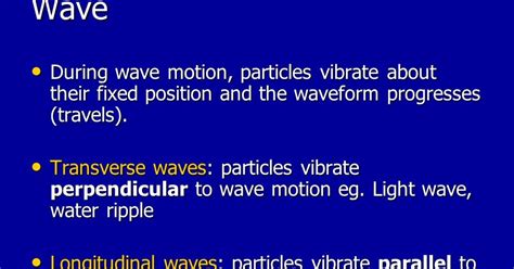 Properties Of Waves