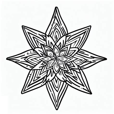 Desenhos De Estrela De Natal 7 Para Colorir E Imprimir Colorironlinecom